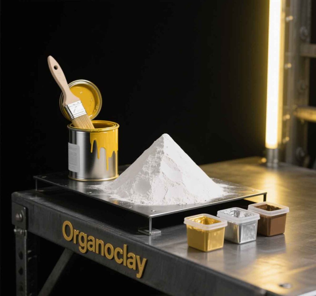 Organoclay for gelling