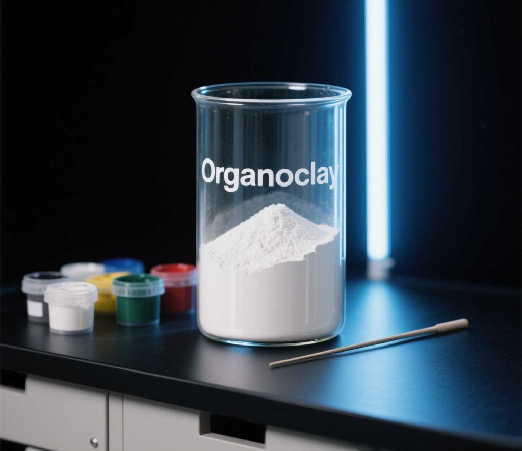 Organoclay fracture fluids use CP-40